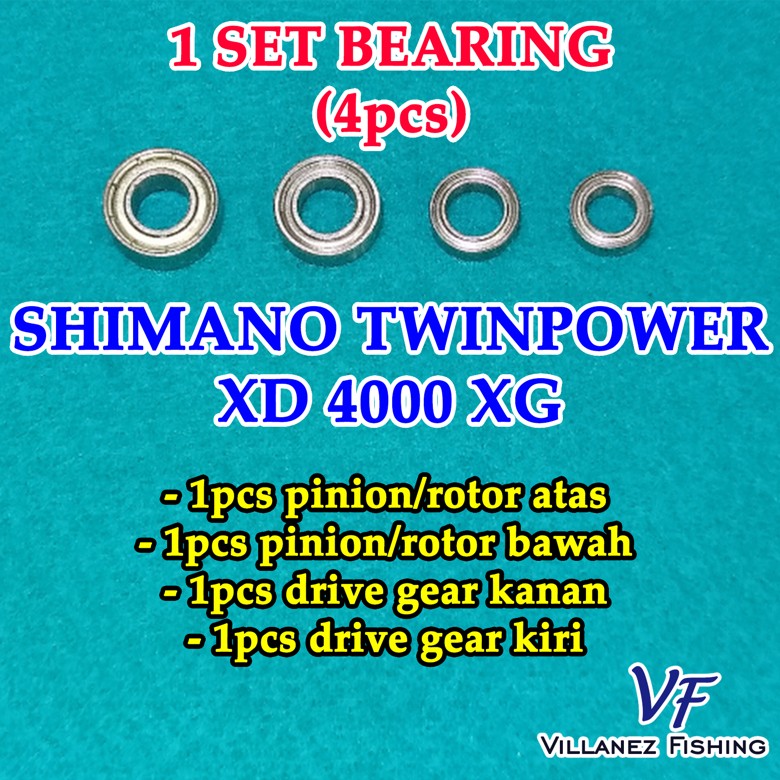 Jual BEARING REEL SET SHIMANO NAVI, ACCORT, TWINPOWER, STELLA, DAN ...