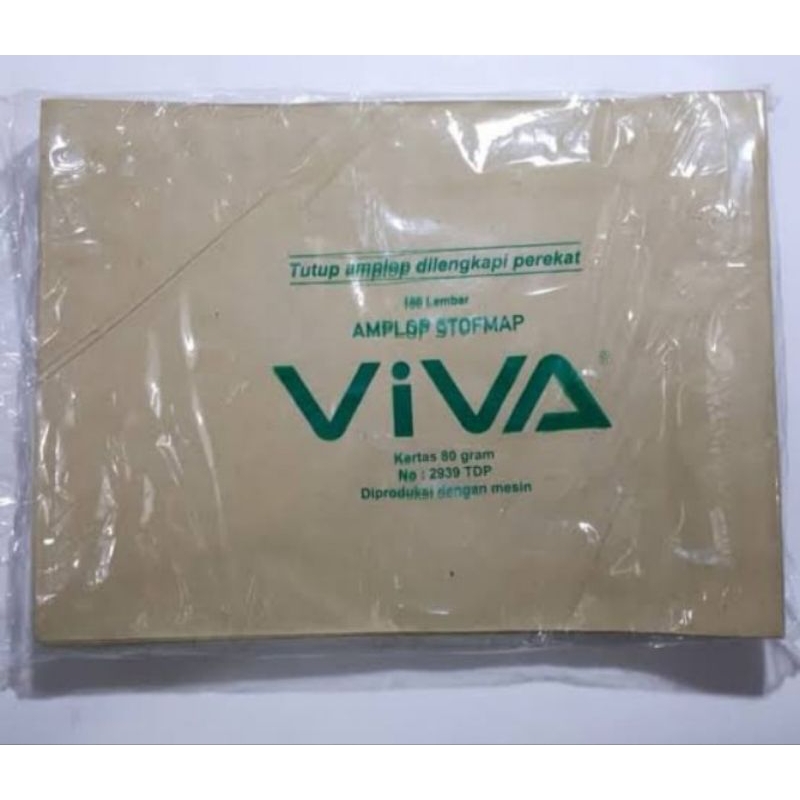 Jual AMPLOP STOFMAP COKLAT DINAS BESAR VIVA 29x39cm (10 lembar ...