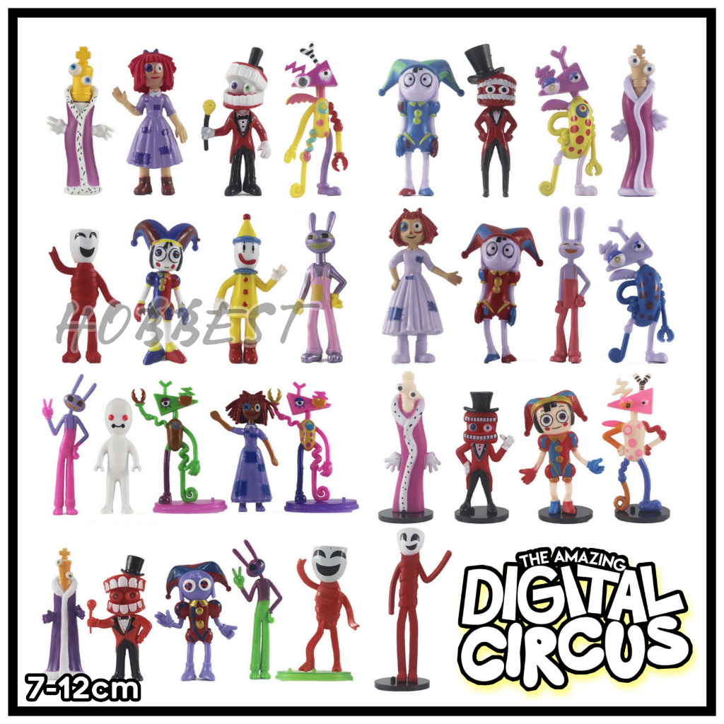 Jual Action Figure THE AMAZING DIGITAL CIRCUS set - Miniatur Mainan ...