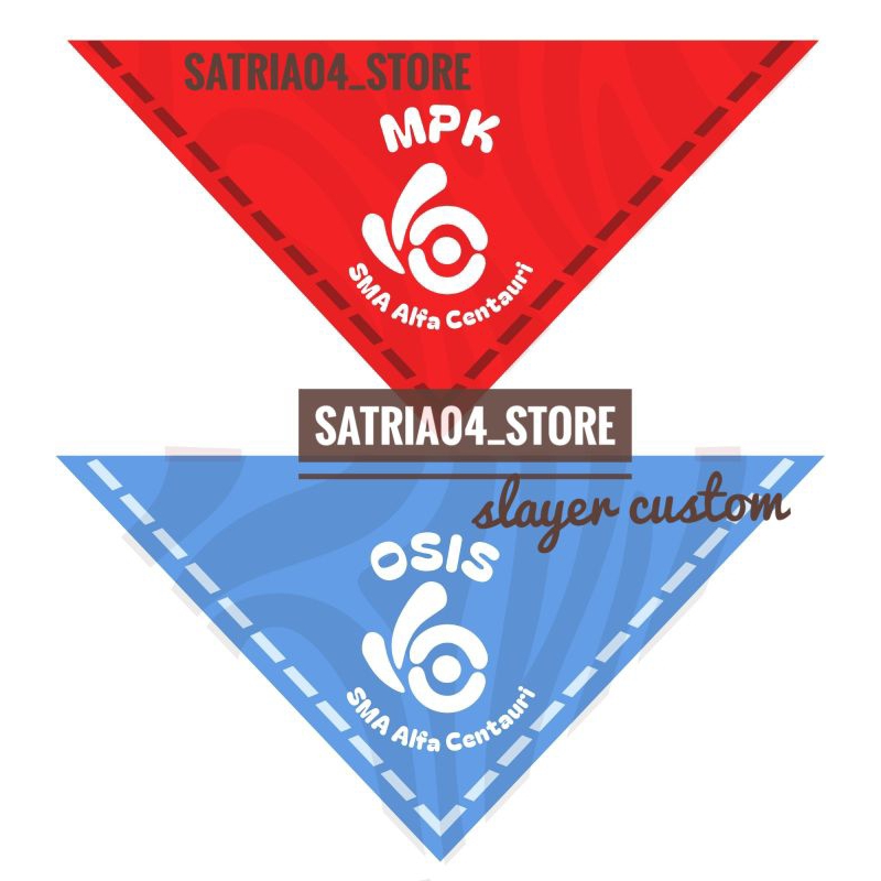 Jual SLAYER SABLON/SLAYER SEGITIGA CUSTOM LOGO/BADANA PRIA WANITA ...