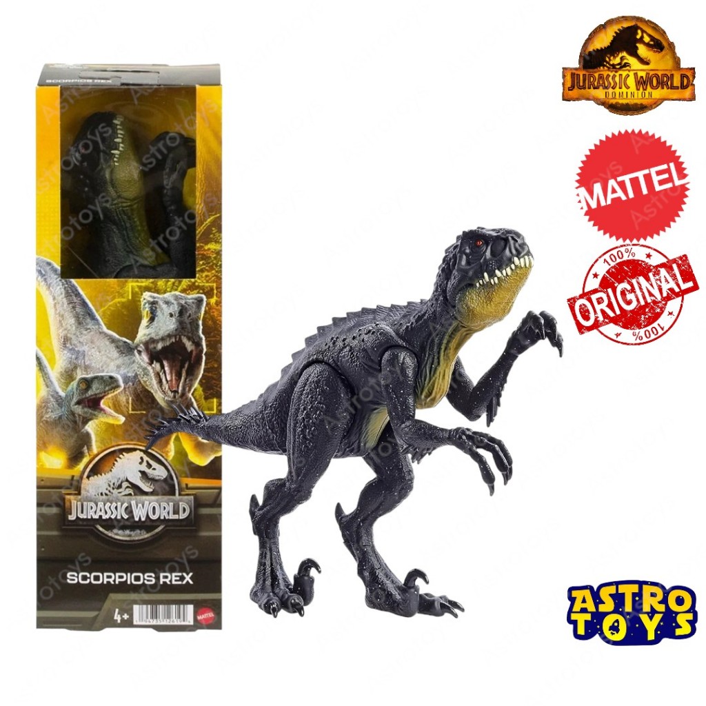 Jual Jurassic World Mattel Scorpios Rex 30cm Original / Mainan Anak ...