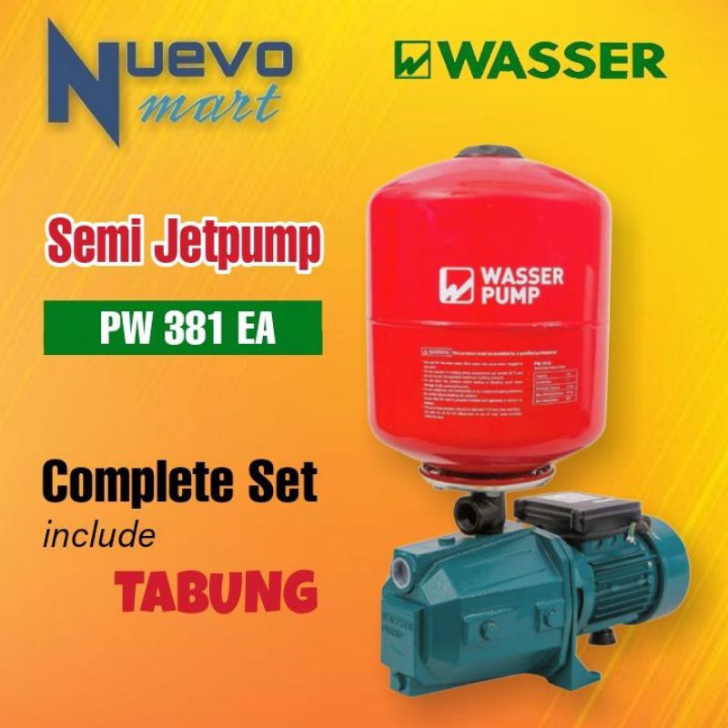 Jual Pompa Air Semi Jet Pump WASSER PW 381 EA Semi Jetpump | Shopee ...
