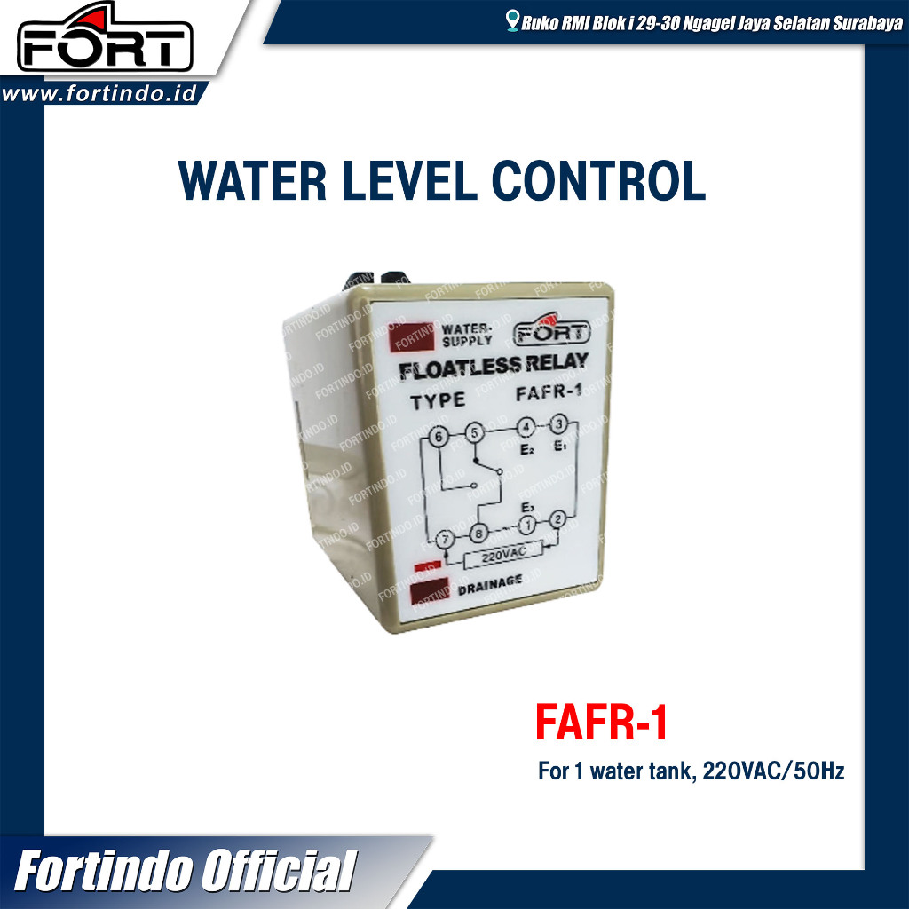 Jual Floatless Relay / Water Level Control FAFR-1 FORT | Shopee Indonesia