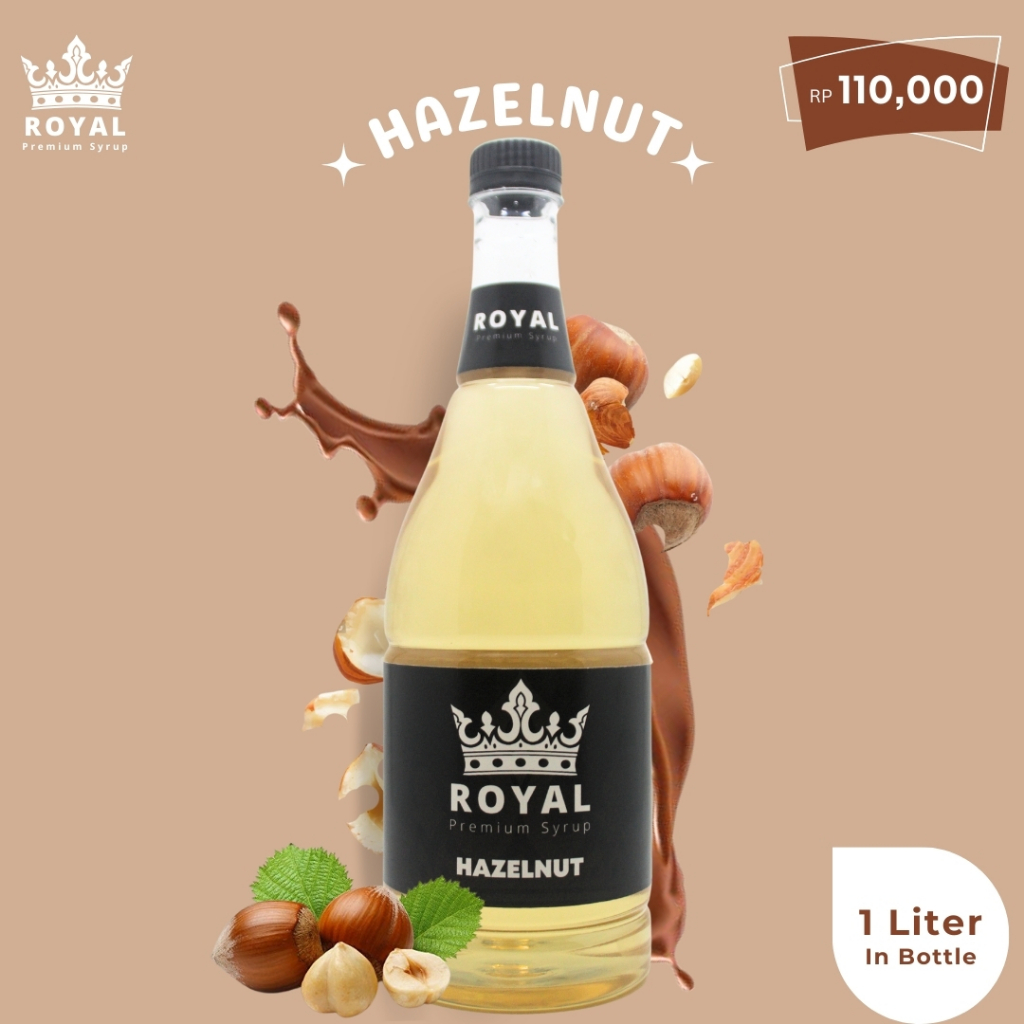 Jual Royal Hazelnut Syrup - Sirup Hazelnut (Premium Quality) | Shopee ...