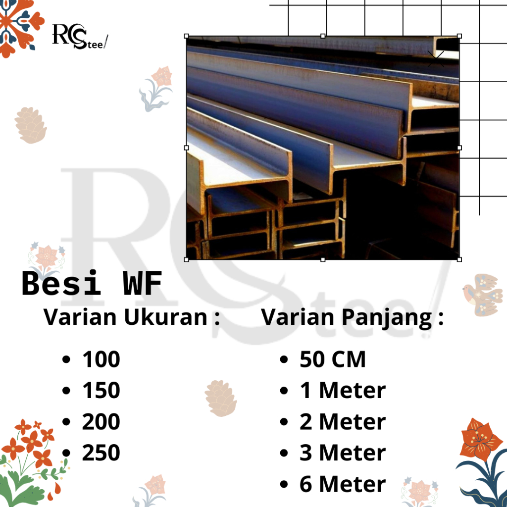Jual Besi WF 150 x 6 Meter | Shopee Indonesia
