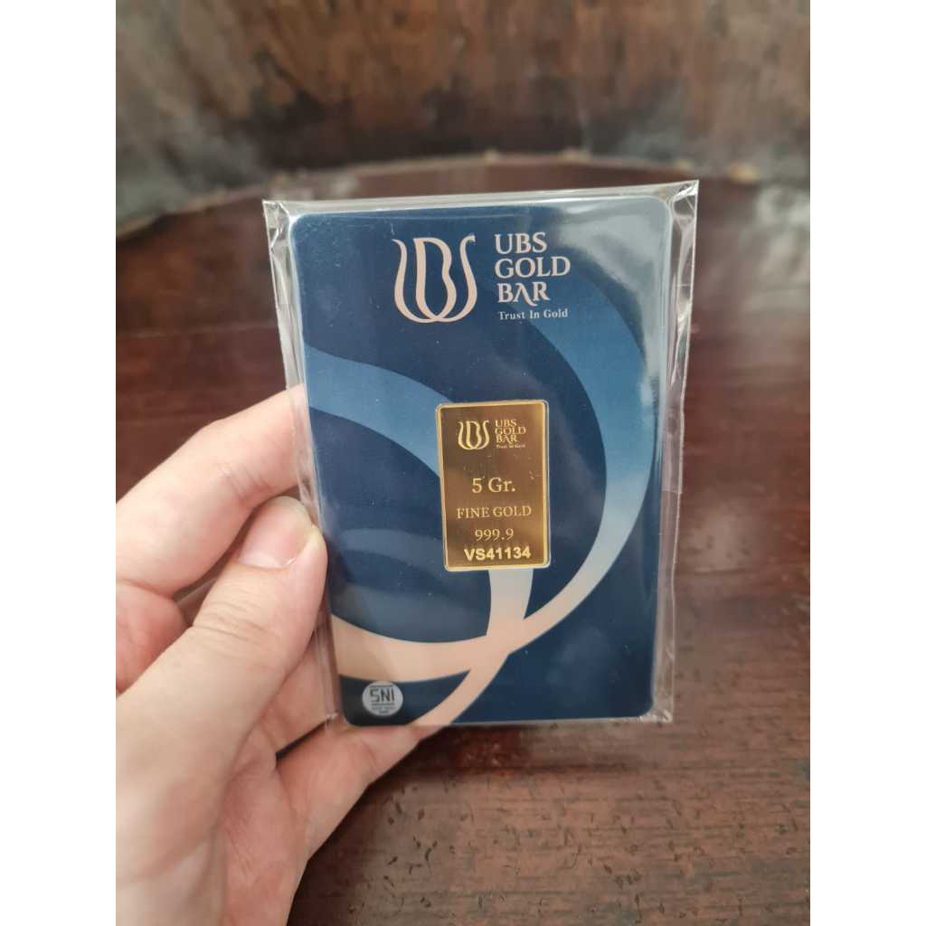 Jual UBS 5 GRAM GOLD BAR TRUST IN GOLD BATIK CERTIFICATE SERTIFIKAT 24K | Shopee Indonesia