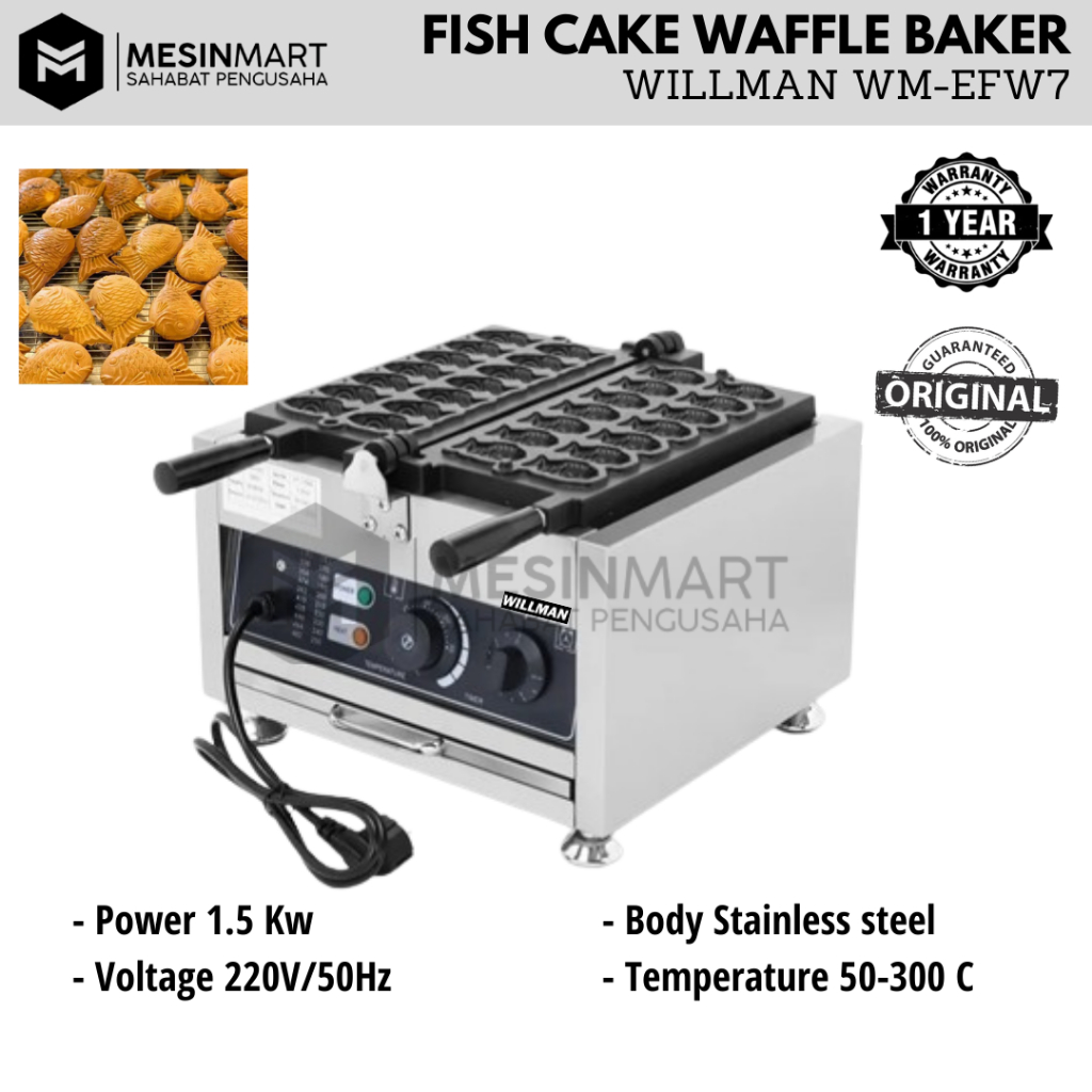 Jual Electric Fish cake Waffle Baker Waflle Korea Bungeoppang / Cetakan ...