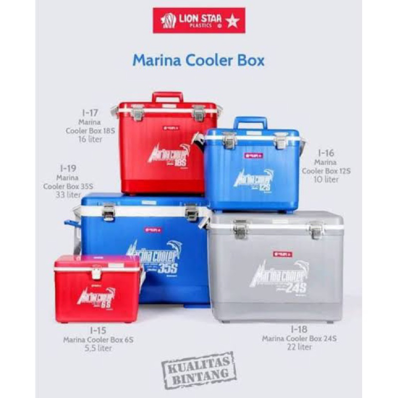 Jual Box Lion Star Marina Cooler Box 12s | Shopee Indonesia