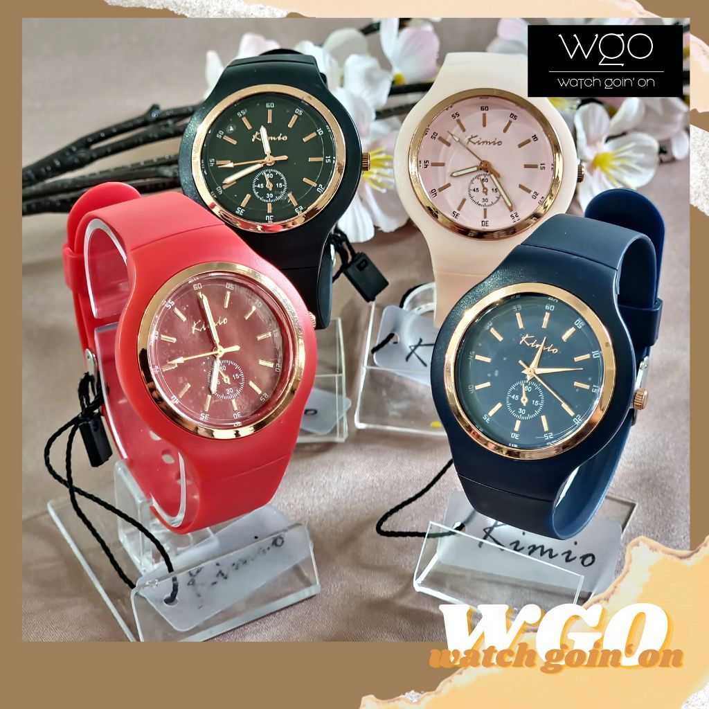 Jual Watch Goin' On x Jam Tangan Wanita Kimio 110 Free BOX | Shopee ...