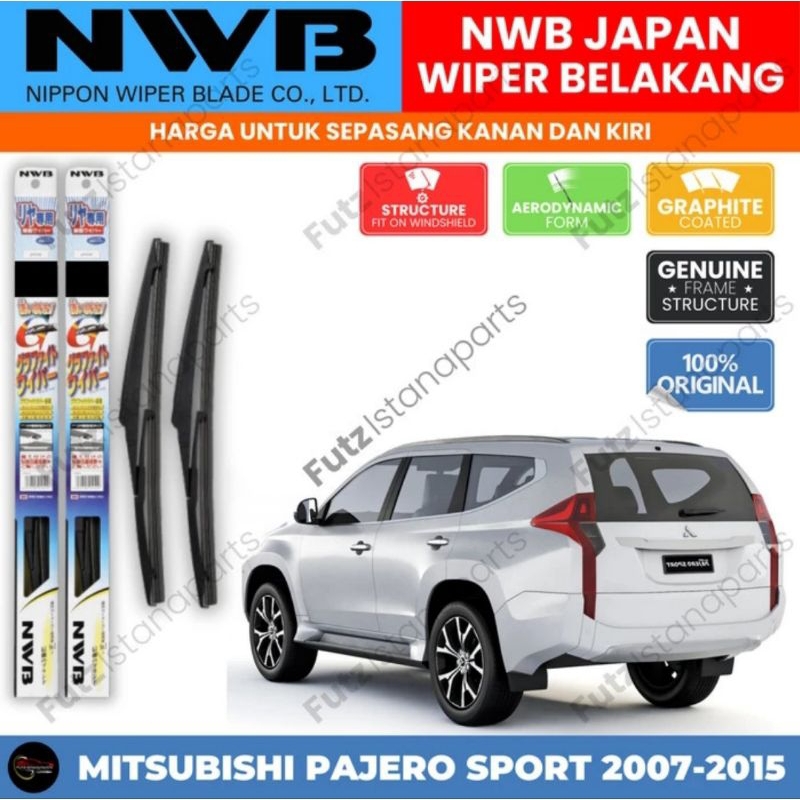 Jual Wiper Belakang Pajero Sport 2007-2015 Original Merk NWB Japan ...
