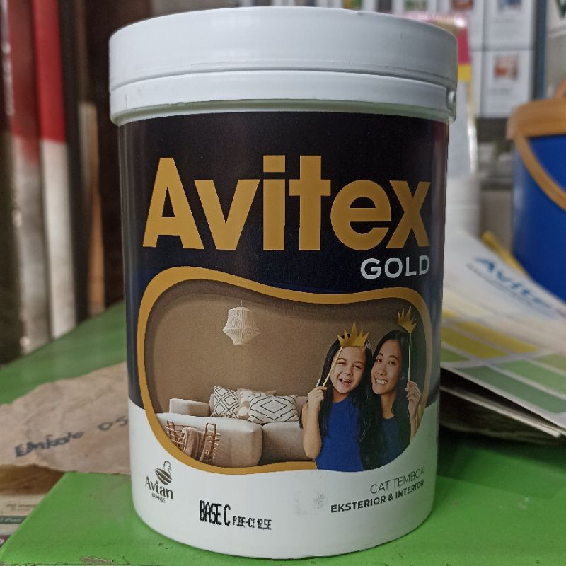 Jual cat tembok avitex gold tinting clear lake N14 002 1kg | Shopee ...