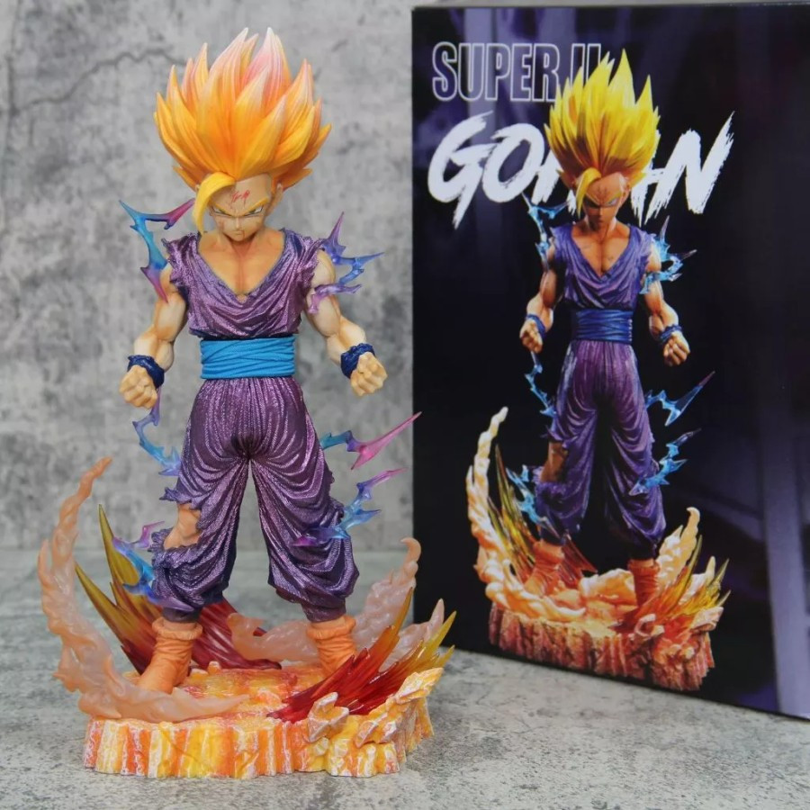 Jual Action figure Dragon Ball Z SSJ2 Gohan Statue LX Wolf studio ...