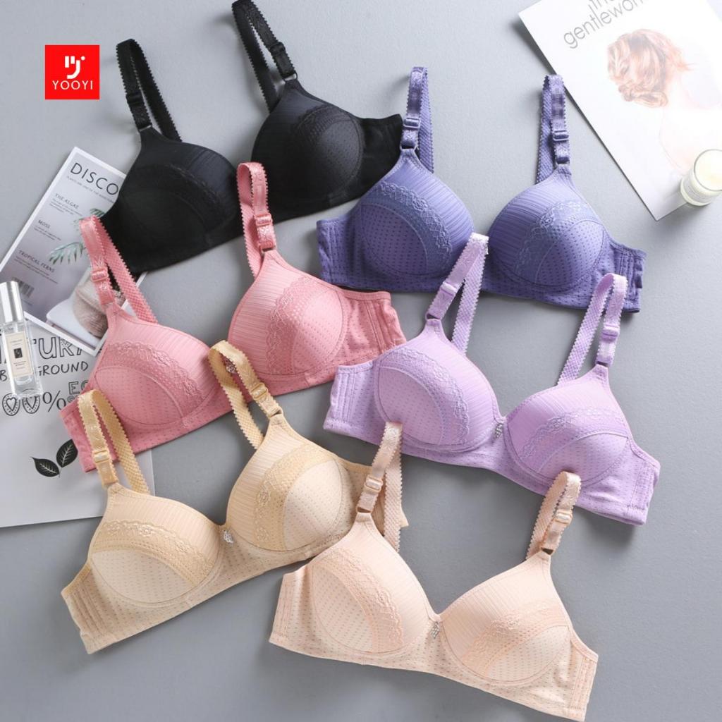 Jual Yooyi Bra Big Size BH Wanita Bra Cup Polos Motif Renda Jumbo ...