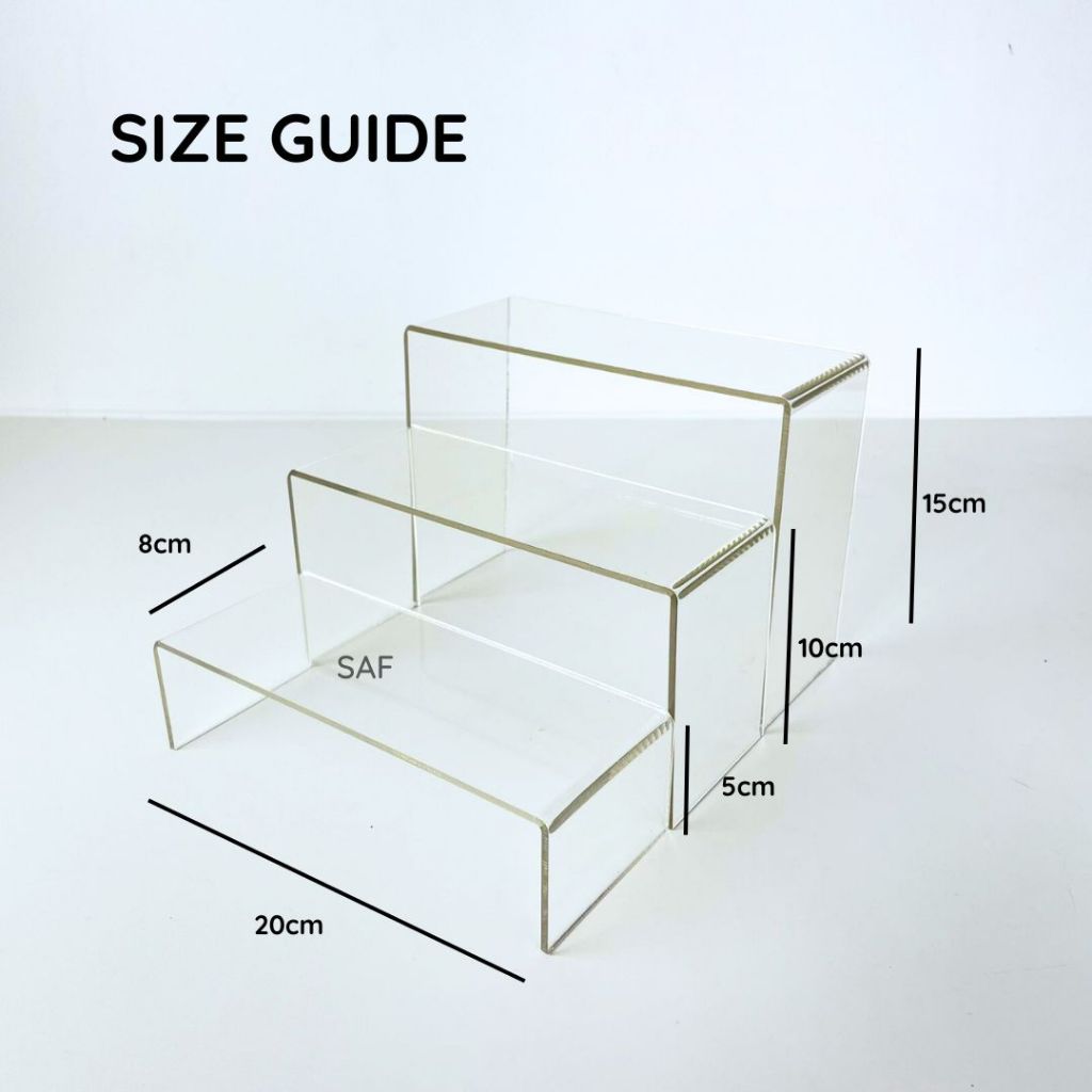 Jual SAF Acrylic Tangga 3 Tingkat - Podium Display akrilik Foto Produk ...