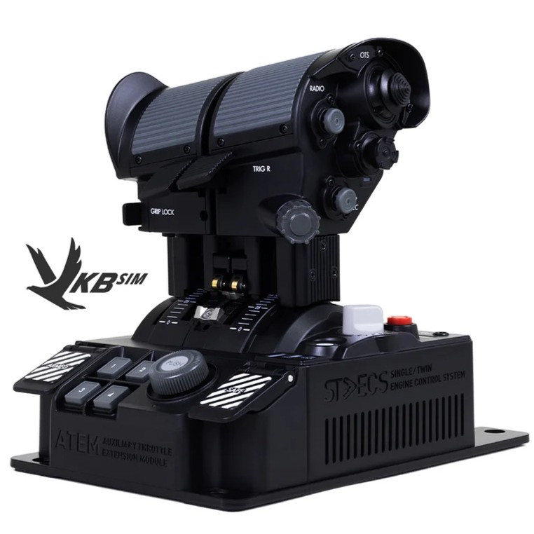 Jual VKB SIM STECS THROTTLE SYSTEM MINI PLUS JOYSTICK FOR PC | Shopee ...