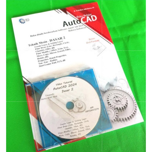 Jual Buku AutoCAD 2024 Dasar 2 + Dvd Tutorial | Shopee Indonesia