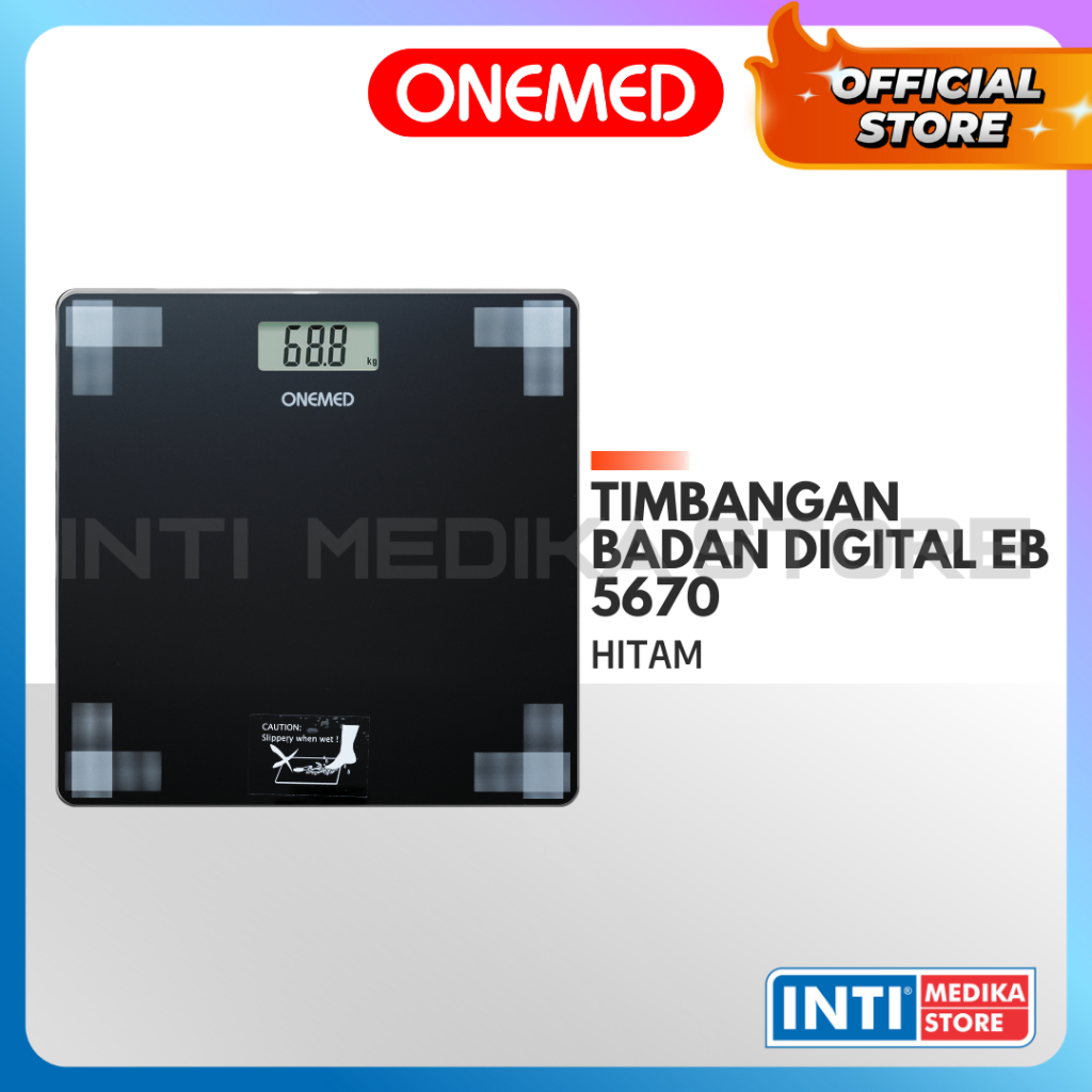 Jual ONEMED - Timbangan Badan Digital EB 5670 | Digital Bathroom Scale ...