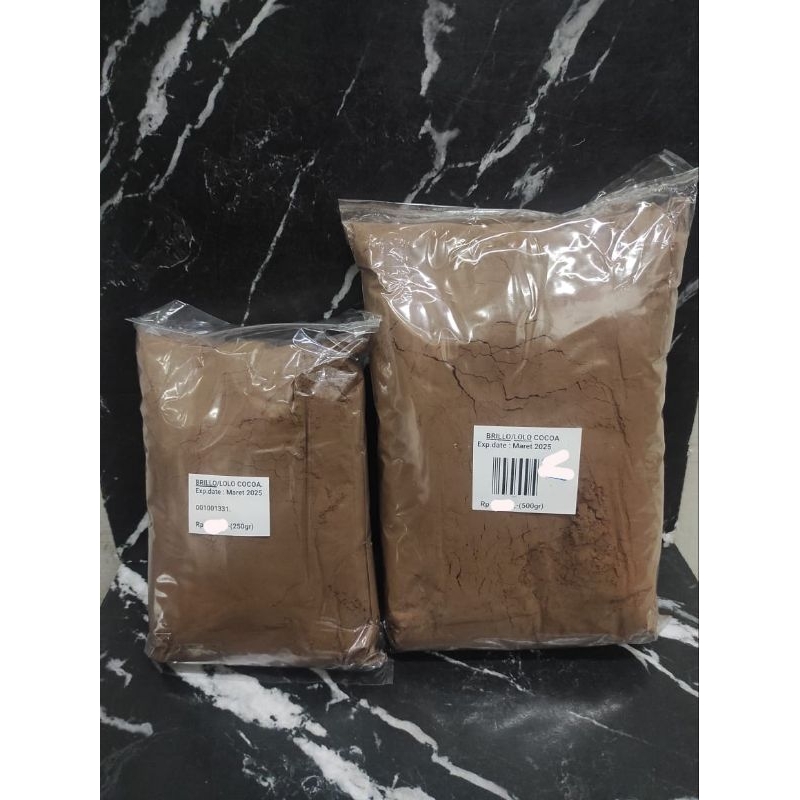 Jual COCOA POWDER D'BRILLO/LOLO 250gr dan 500gr/BUBUK COKELAT/TEPUNG ...