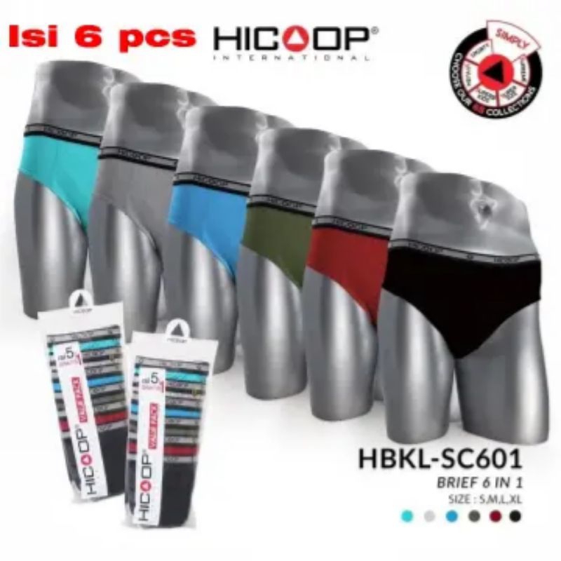 Jual Hicoop CD pria isi 6pcs | Shopee Indonesia