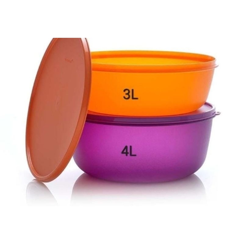 Jual modular bowl ukuran 3 dan 4 liter by tupperware | Shopee Indonesia