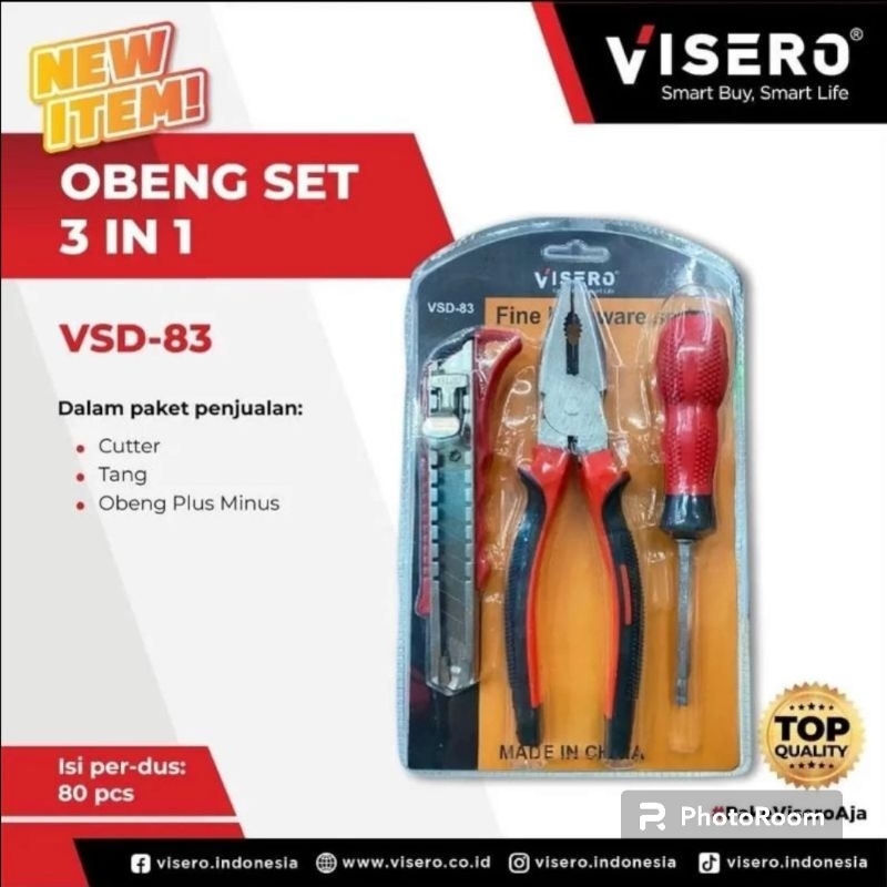 Jual Obeng set 3in1 | Shopee Indonesia