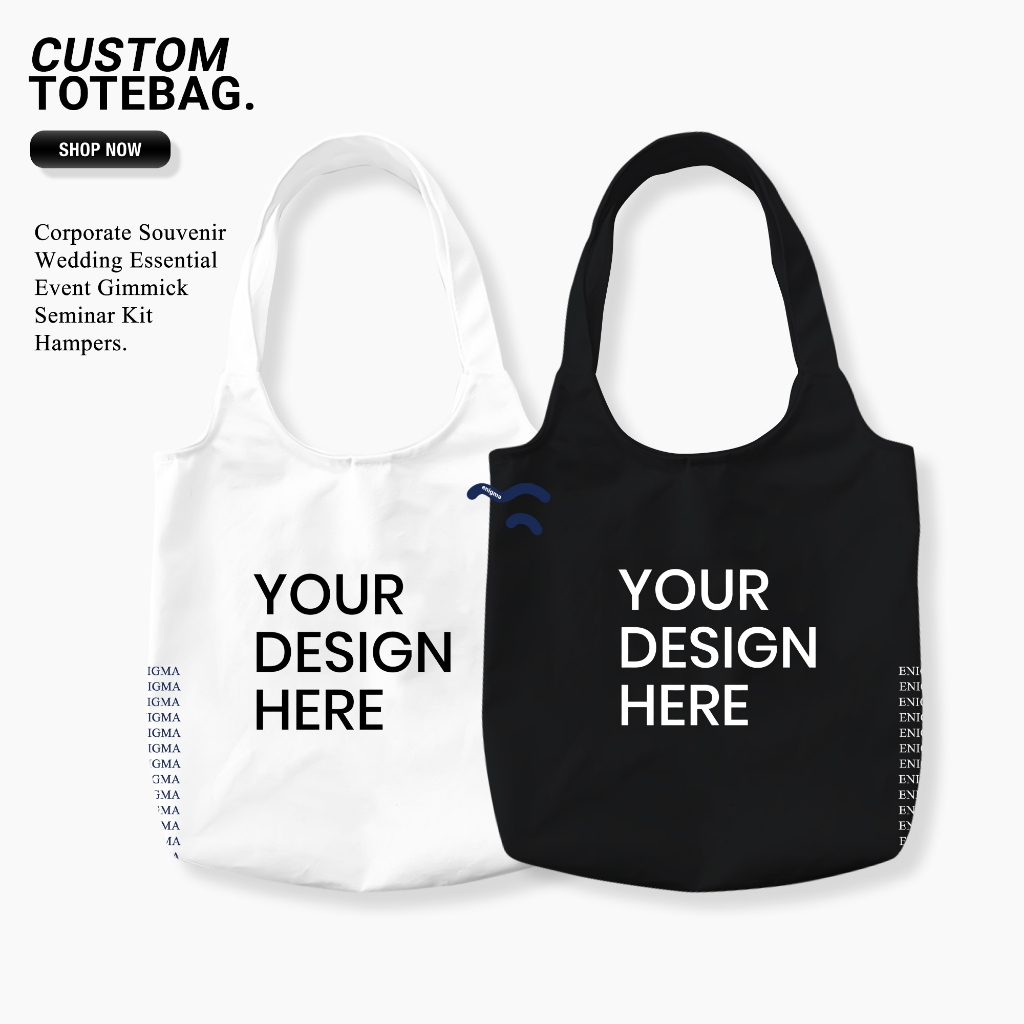 Jual [NEW ] CUSTOM TOTEBAG KANVAS PREMIUM ORIGINAL ENIGMAOFFICIAL ...