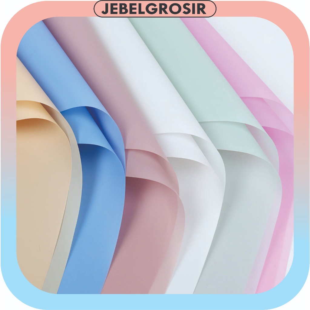 Jual 20 LEMBAR Flower Wrapping Paper Varian Polos Kertas Buket Bunga ...
