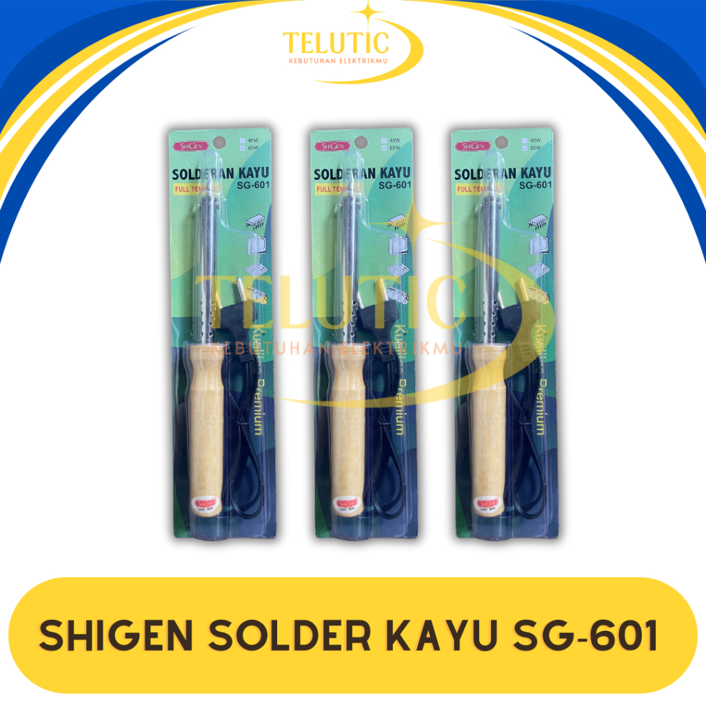 Jual SHIGEN SOLDER KAYU SG-601 60W FULL TEMBAGA | Shopee Indonesia