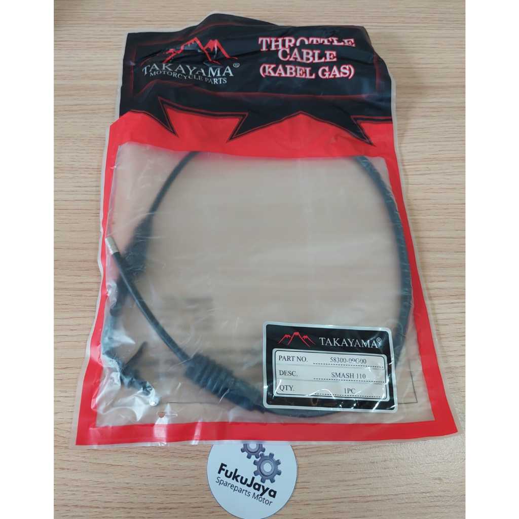 Jual Takayama Throttle Cable Kabel Gas Suzuki Smash 110 (58300-09G00 ...