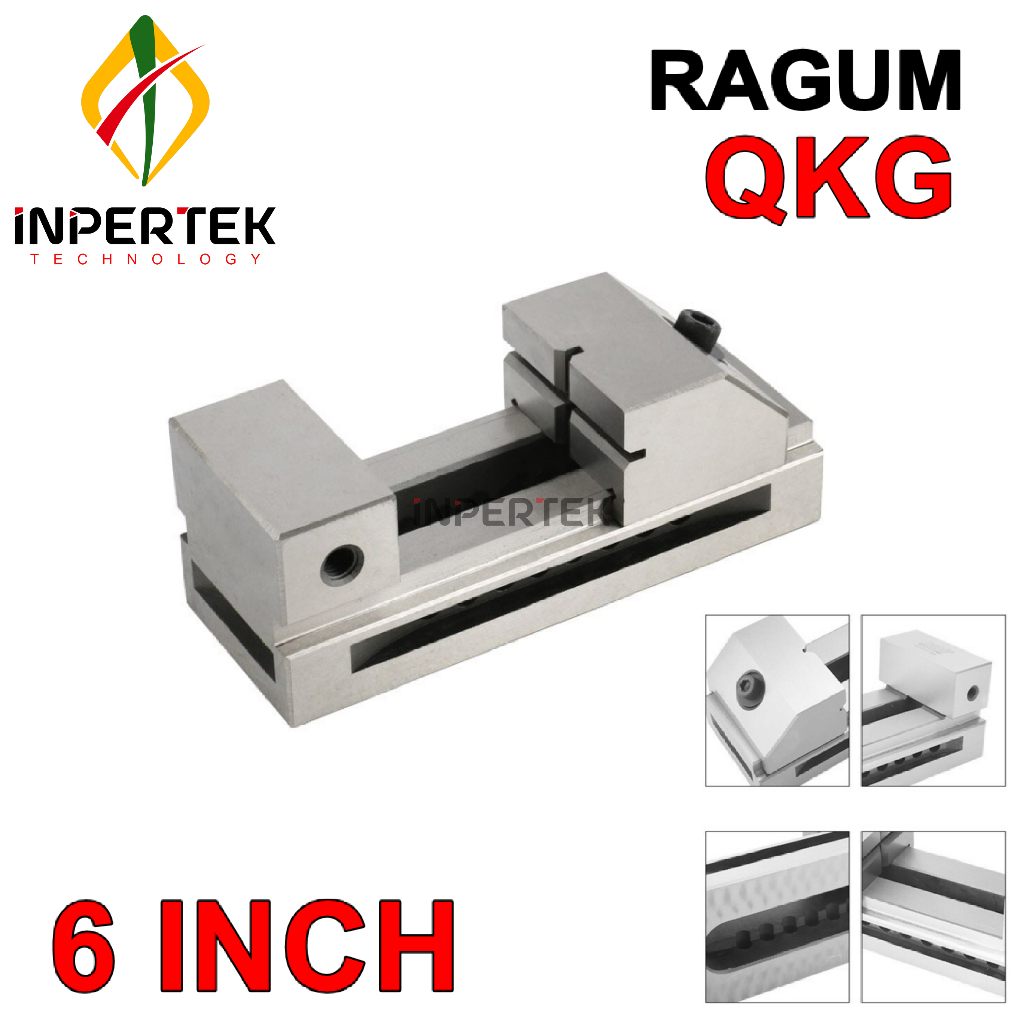 Jual Ragum 6" QKG 150 mm Catok 6 Inch Vise Grinding Penjepit VMV 150 ...