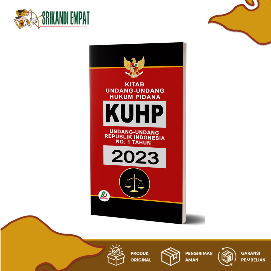 Jual Kitab Undang-Undang Hukum Pidana KUHP - Undang-Undang RI No.1 Tahun 2023 | Shopee Indonesia
