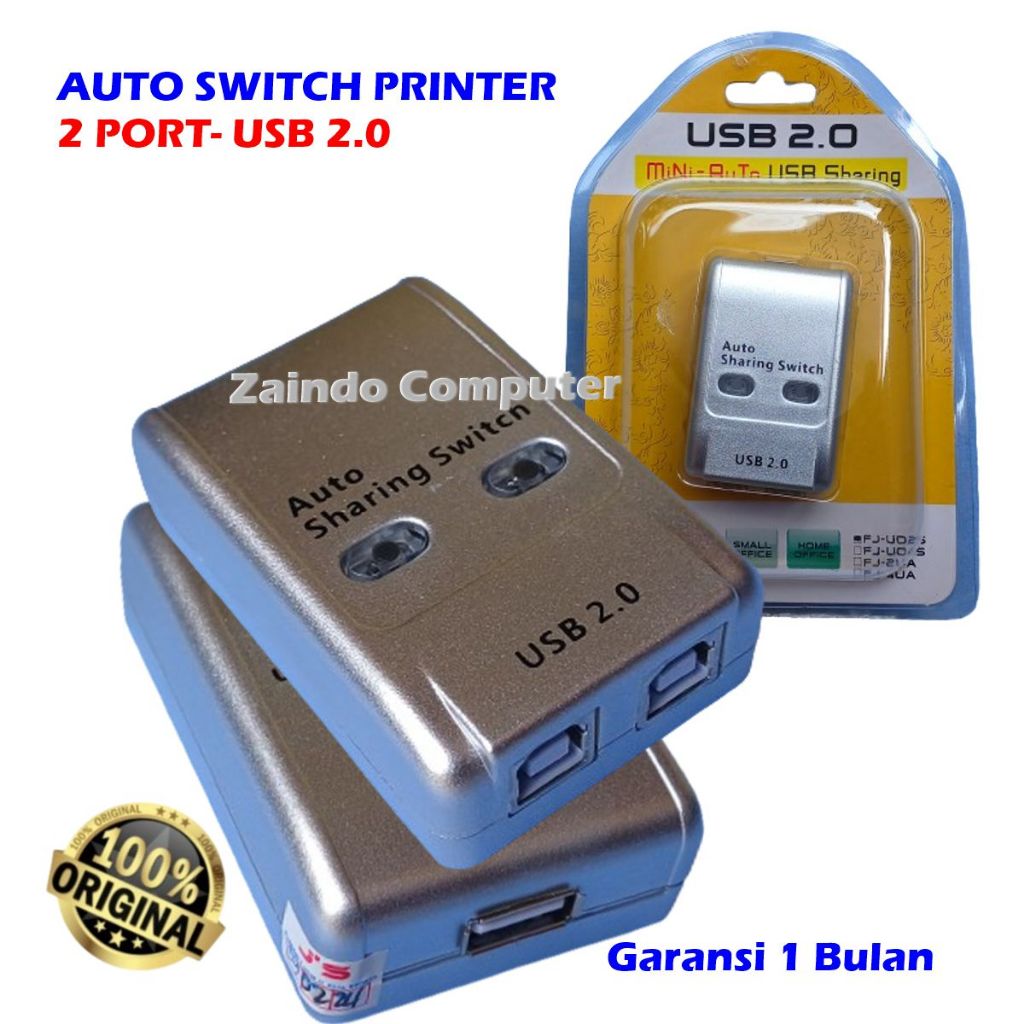 Jual AUTO SWITCH PRINTER 2 PORT USB 2.0, AUTO SWITCH PRINTER 4 PORT USB 2.0 - AUTO SWITCH ...