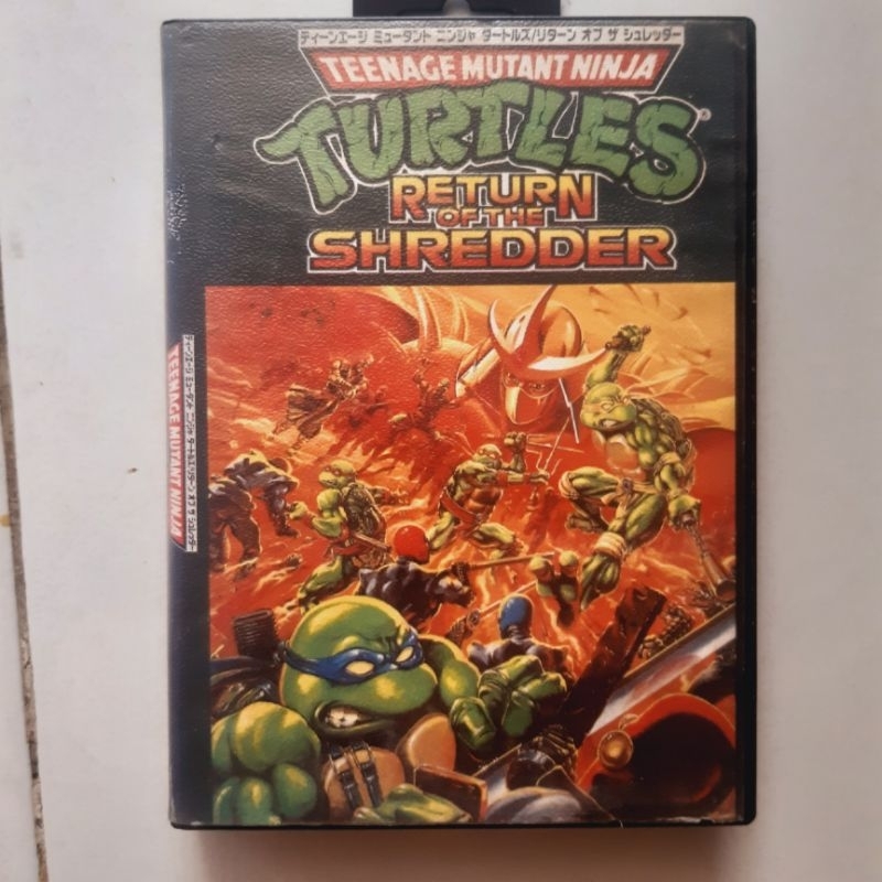 Jual kaset atau cartridge sega mega drive bootleg TEENAGE MUTANT NINJA ...