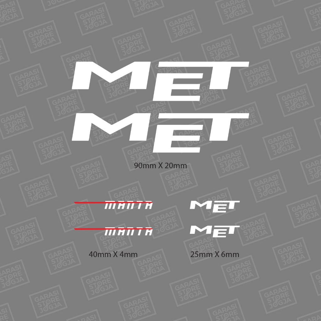 Jual Decal Stiker UV Met Helm | Shopee Indonesia