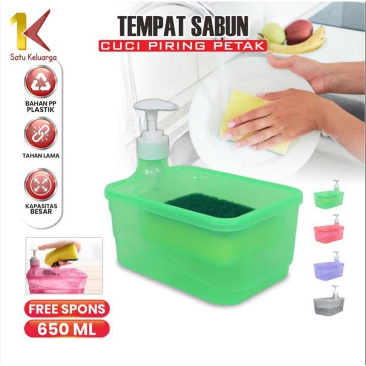 Jual Dispenser Sabun Cair Cuci Piring Wadah Tempat Sabun Cuci Piring ...