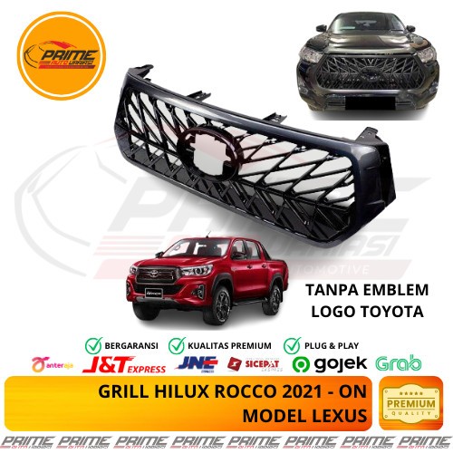Jual GRILL TOYOTA HILUX ROCCO 2021 - ON LEXUS | Shopee Indonesia