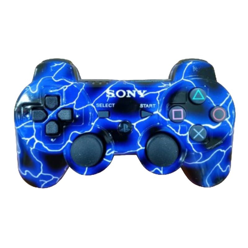 Jual STIK PS3 JOYSTICK WIRELESS WARNA MOTIF | Shopee Indonesia