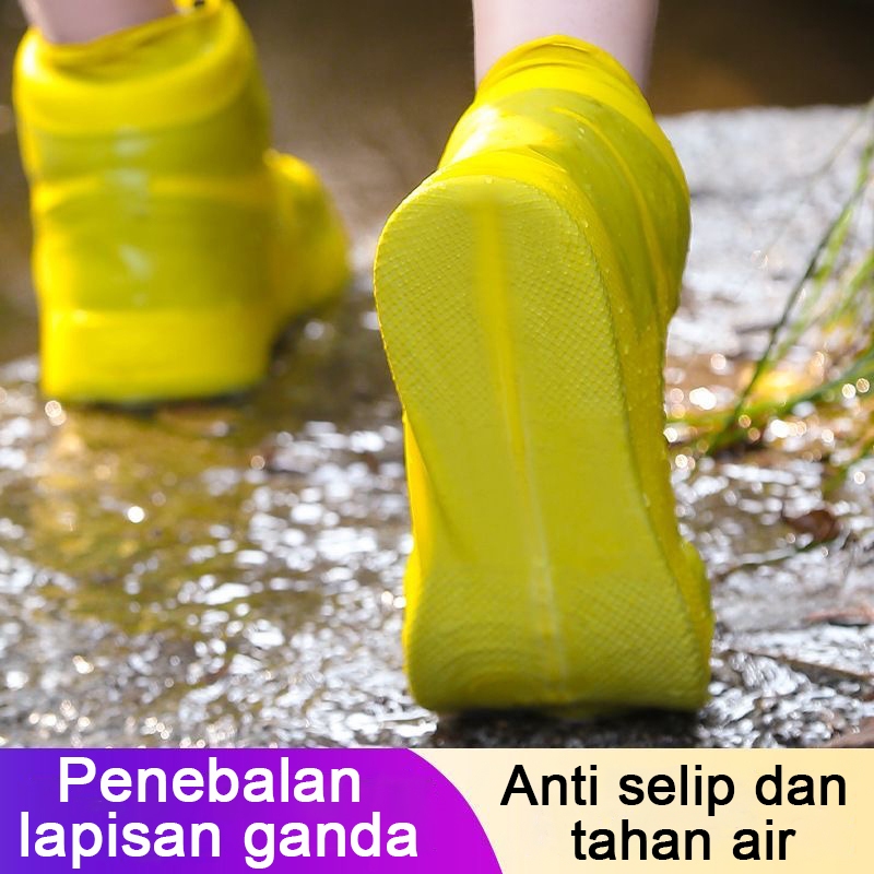 Jual Cover sepatu anti air/Cover sepatu anti hujan/Mantel sepatu anti ...