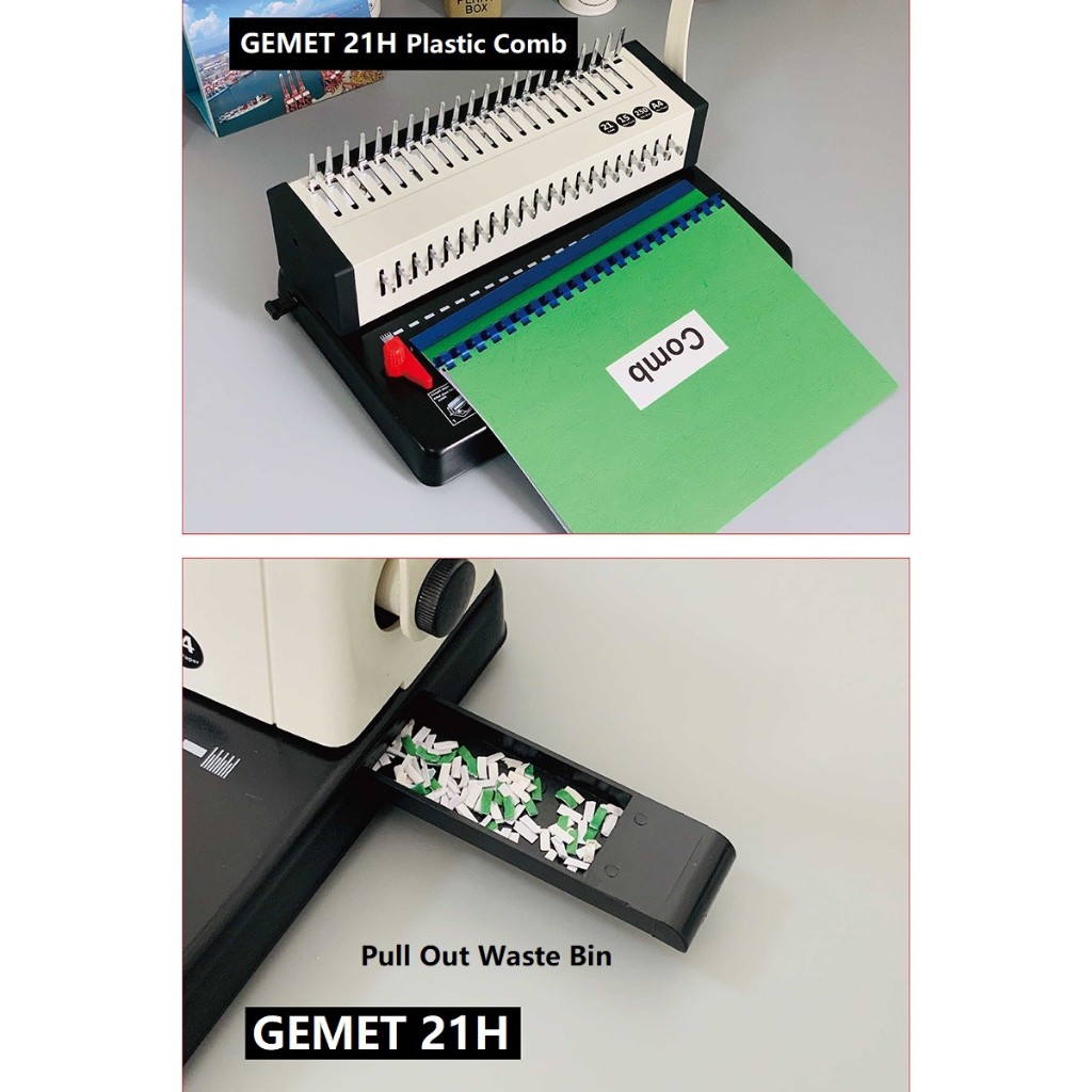 Jual Mesin Jilid Binding Spiral Plastik A4, GEMET 21H | Shopee Indonesia