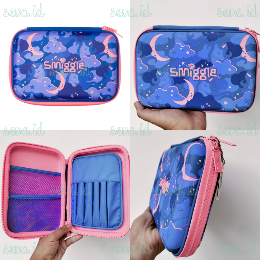 Jual Smiggle Seek Hardtop Pencil Case Purple Unicorn Tempat Pensil Hard ...