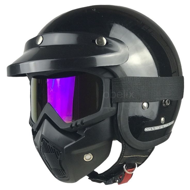 Jual Helm Bogo Retro Full Face Google Mask Paket Ganteng | Shopee Indonesia