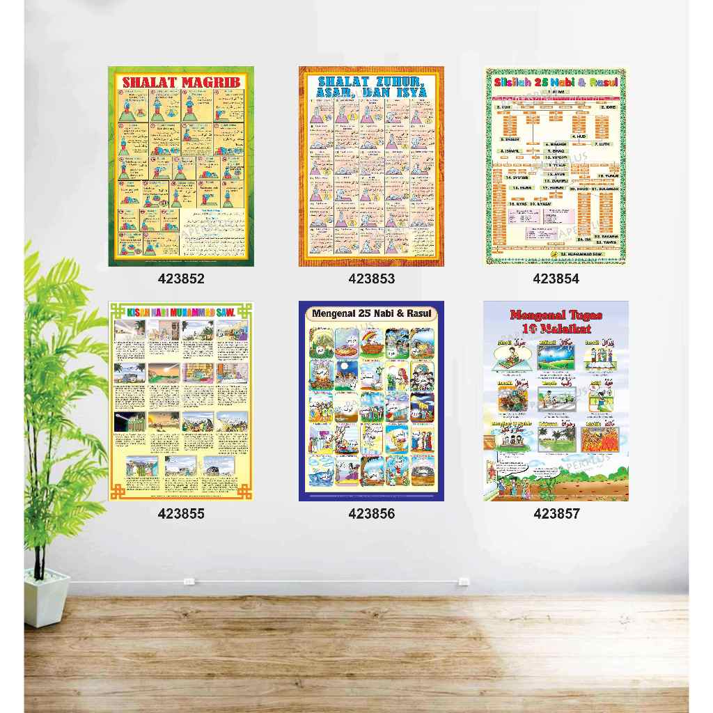 Jual Poster Agama Islam / A4 / Rp. 10.000,- (Harga untuk 2 Poster ...