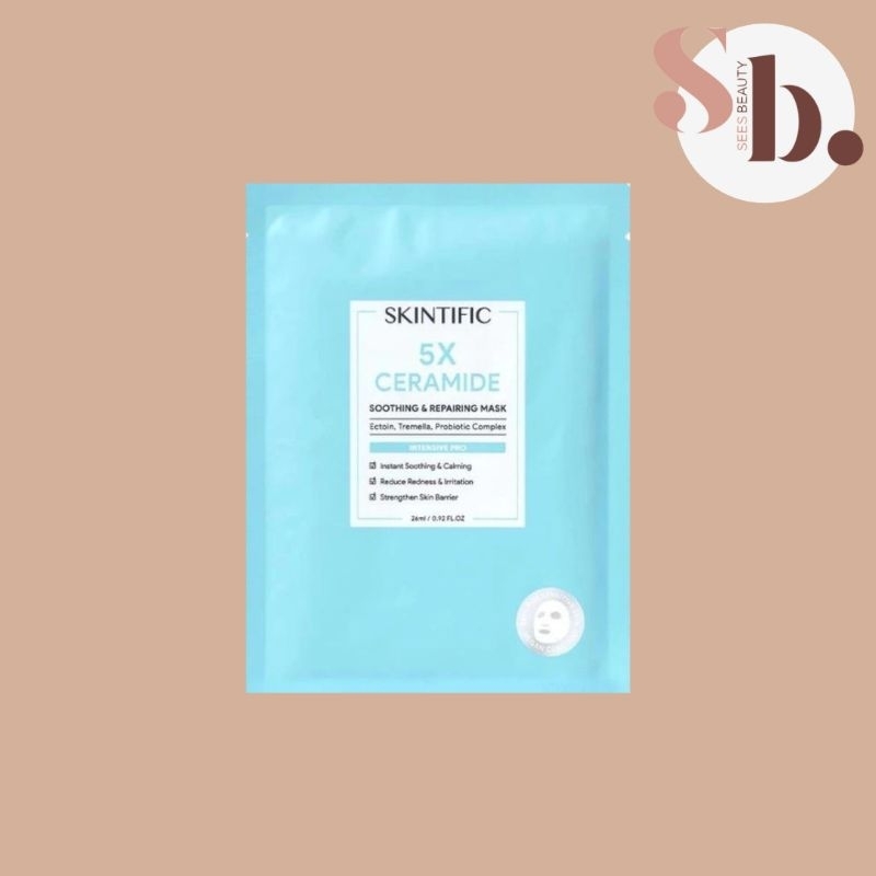 Jual Skintific Masker Wajah 5X Ceramide Shooting Mask (Pcs) | Shopee ...