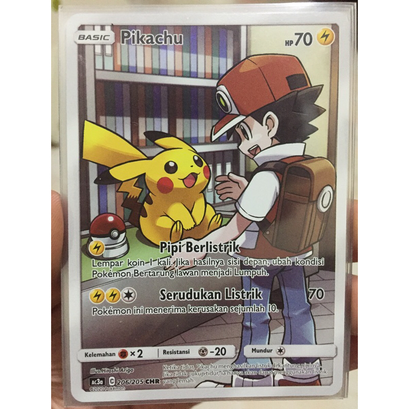 Jual KARTU POKEMON PIKACHU CHR INDONESIA HOLO | Shopee Indonesia