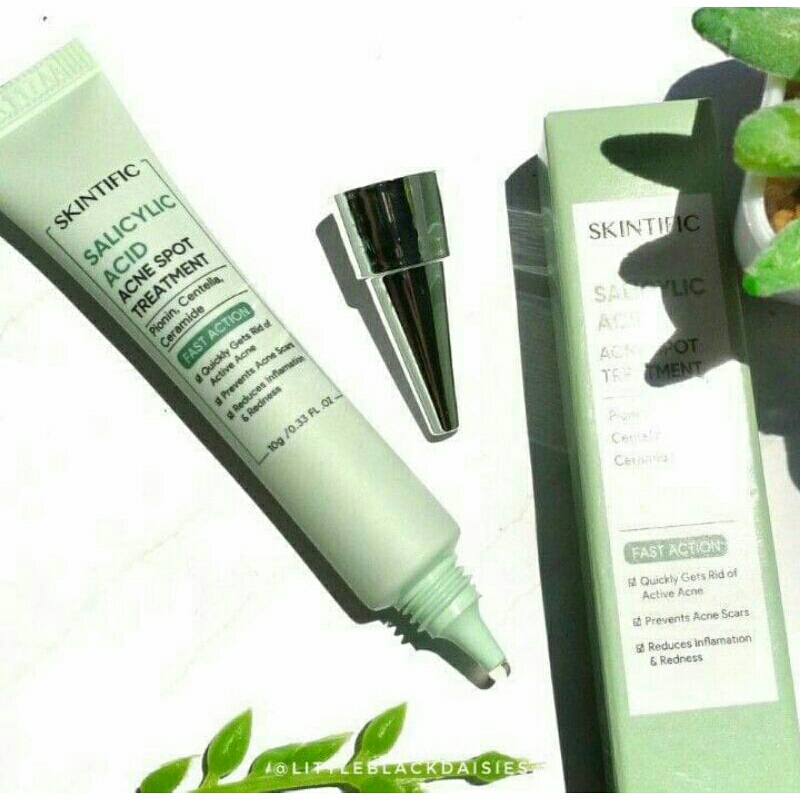 Jual skintific BAH salicylic acid acne spot treatment gel 12 hours cure ...