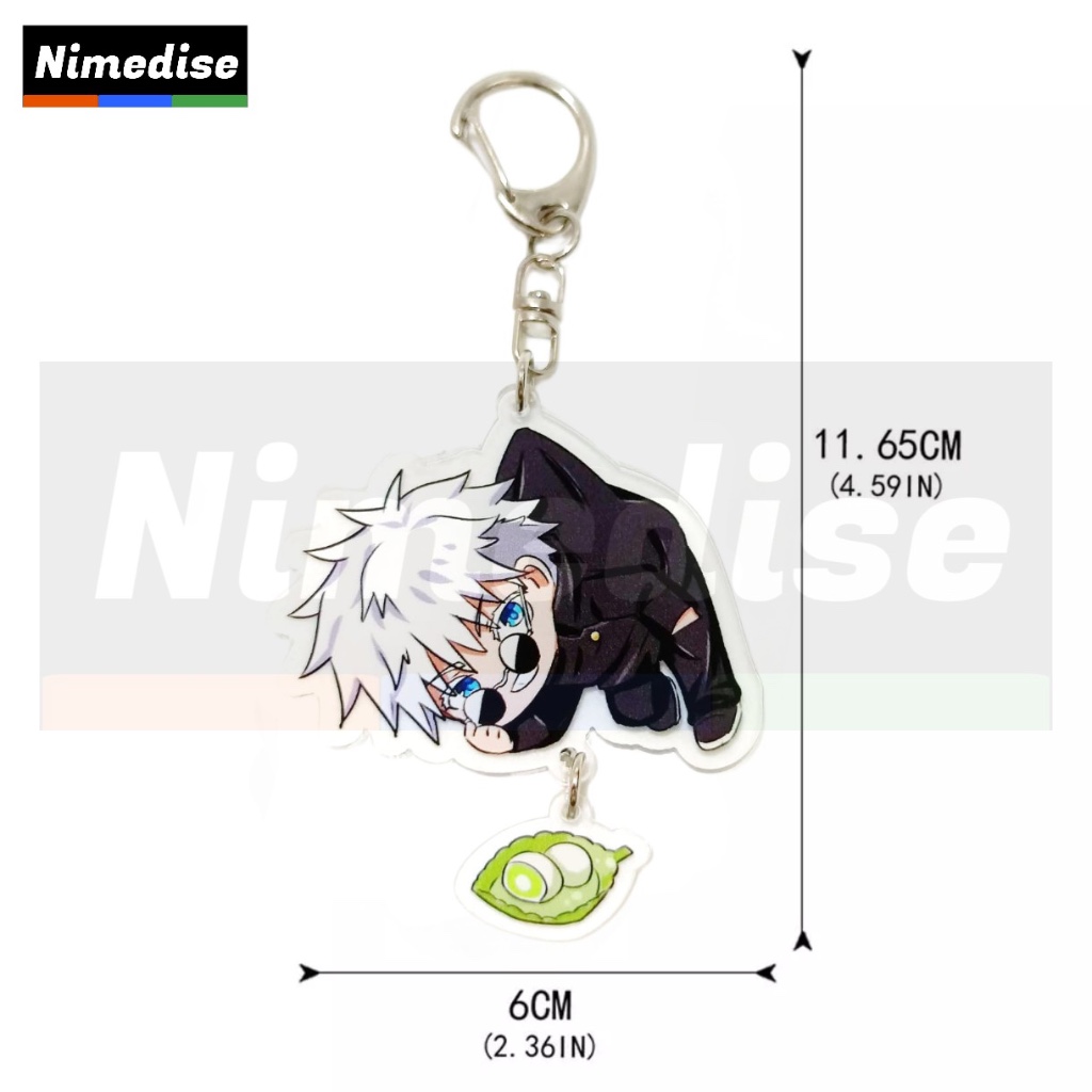 Jual Gantungan Kunci Anime Jujutsu Kaisen Akrilik Transparan Keychain ...