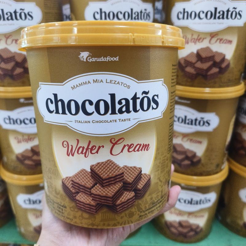Jual Chocolatos Wafer Cream Coklat Kemasan Jar 300gr | Shopee Indonesia