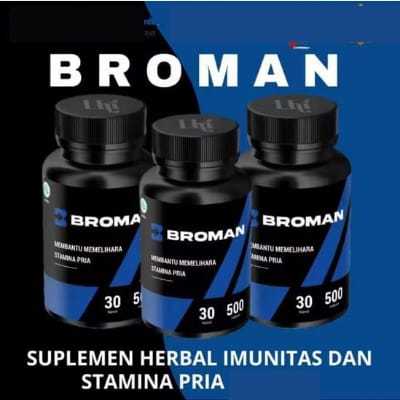 Jual TERVIRAL DAN TERLARIS !!! BROMAN IMUNITAS PRIA - ( 10 KAPSUL ) SUPLEMEN HERBAL IMUNITAS DAN ...