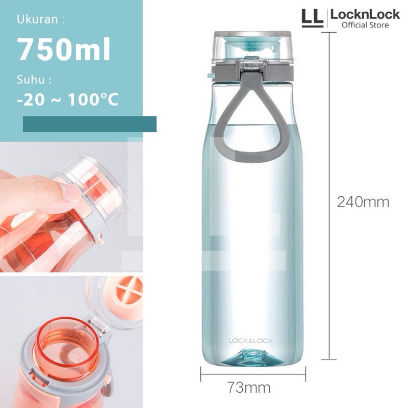 Jual Botol Minum Lock n Lock ABF797 GRIP SPORTS BOTTLE botol minum ...