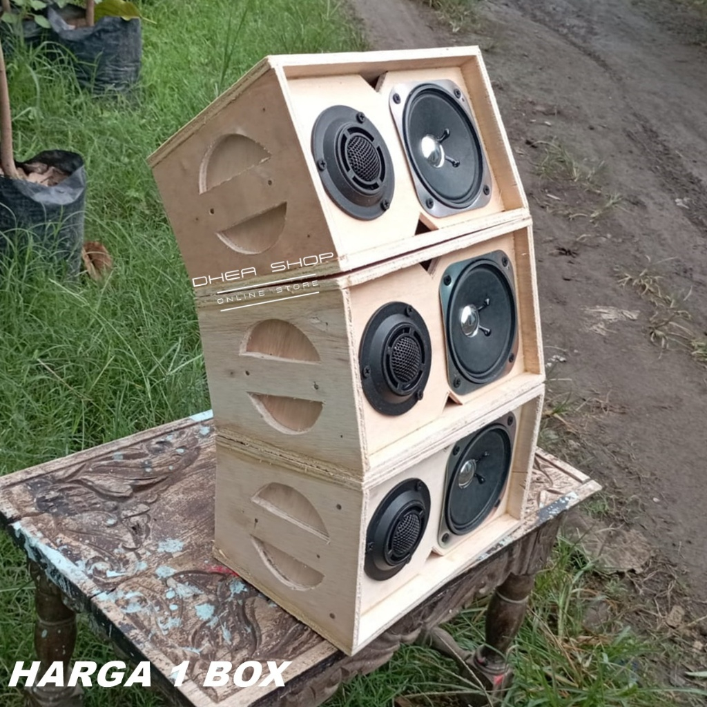 Jual Paket 1 Box Line Array 4 inch isi Speaker ACR KSV 4 inch plus ...